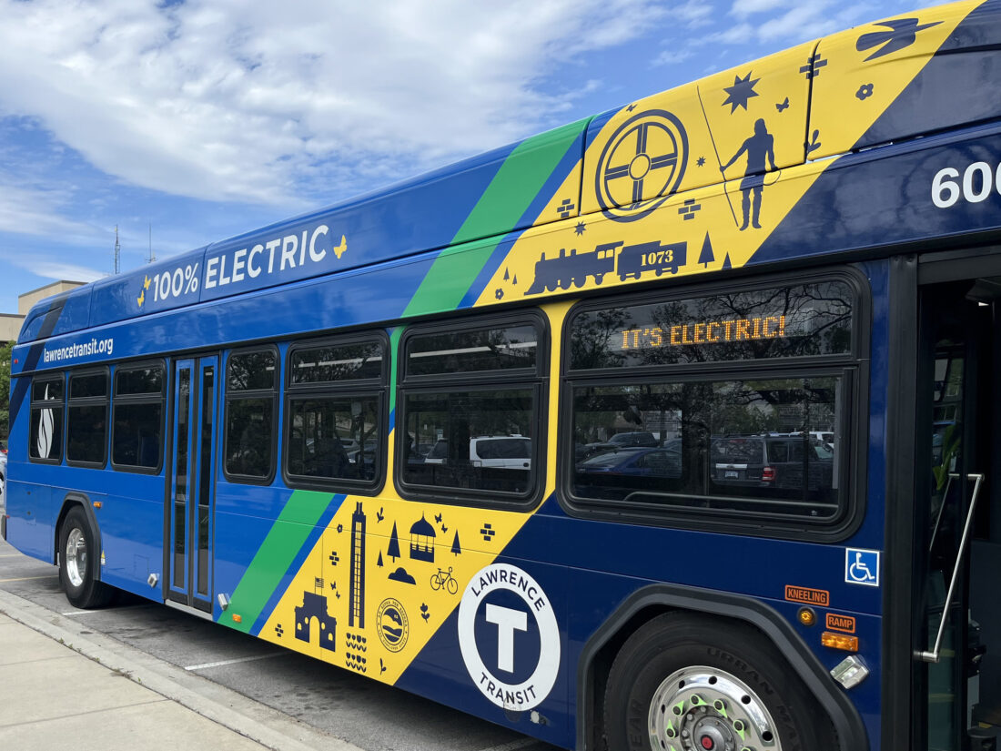 New electric buses added to Lawrence fleet, featuring designs from ...